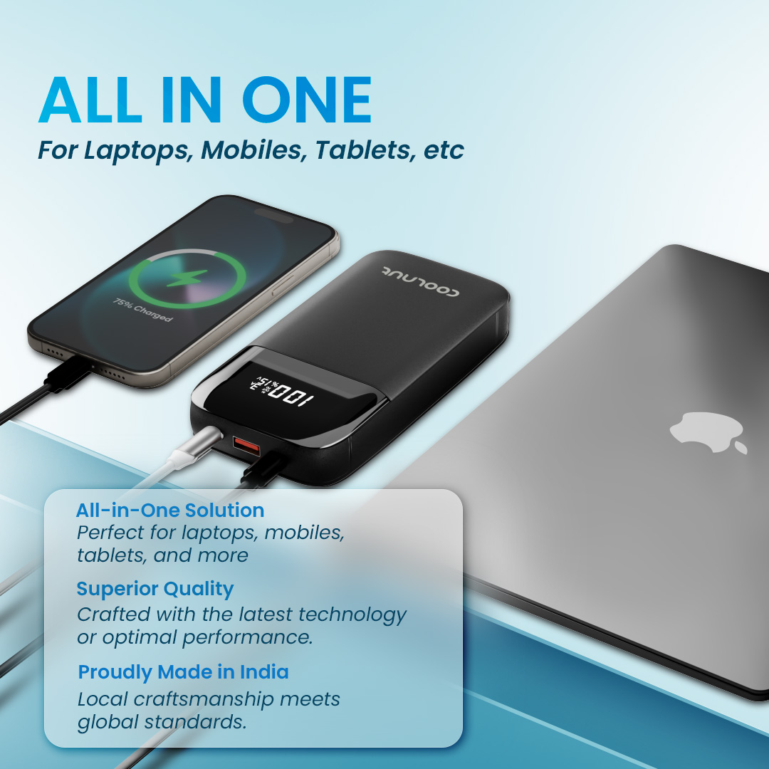 best Laptop Power Bank 20000mAh with 65W Premium Quality