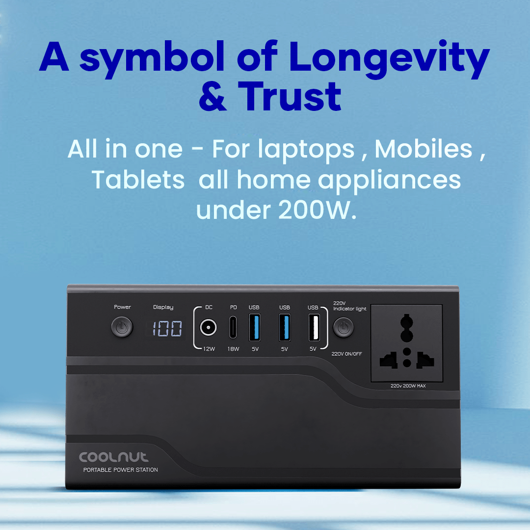 Best Portable Power Station 60000mAh 200W | India's No. 1